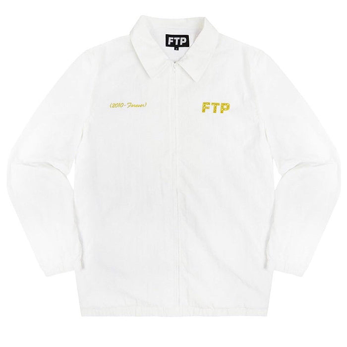 FTP 10 Year Anniversary Coaches Jacket- White – Streetwear Official