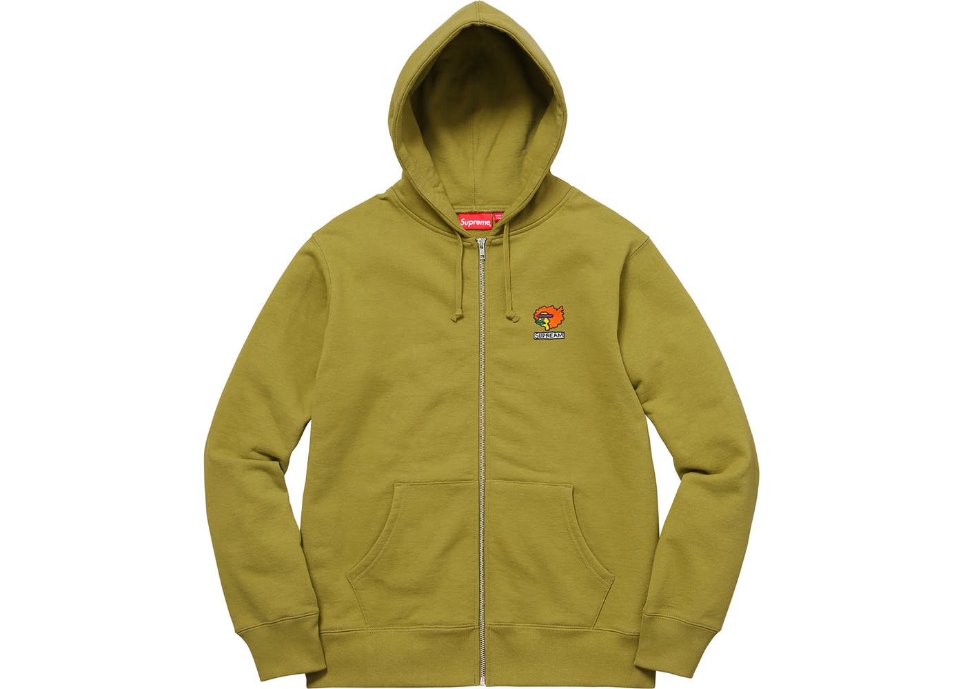 Supreme - Supreme Gonz Ramm Zip Up Sweatshirt- Moss Green