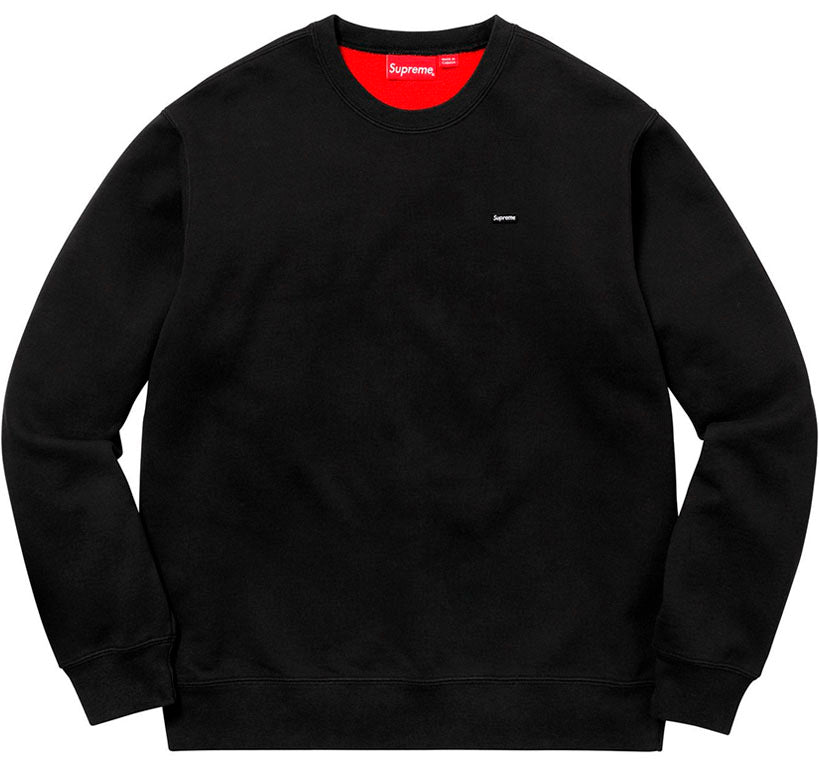Supreme - Supreme Contrast Crewneck- Black
