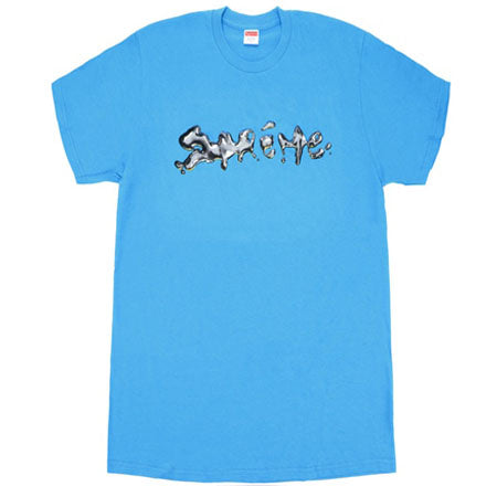 Supreme - Supreme Liquid Tee- Bright Blue – Streetwear Official