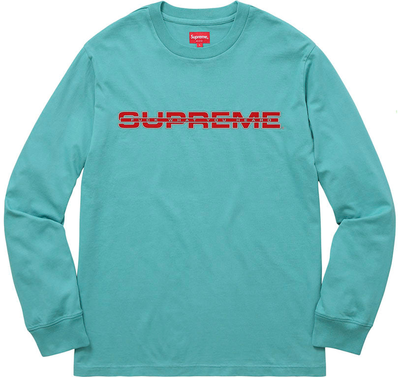 Supreme - Supreme Reflective LS- Teal – Streetwear Official
